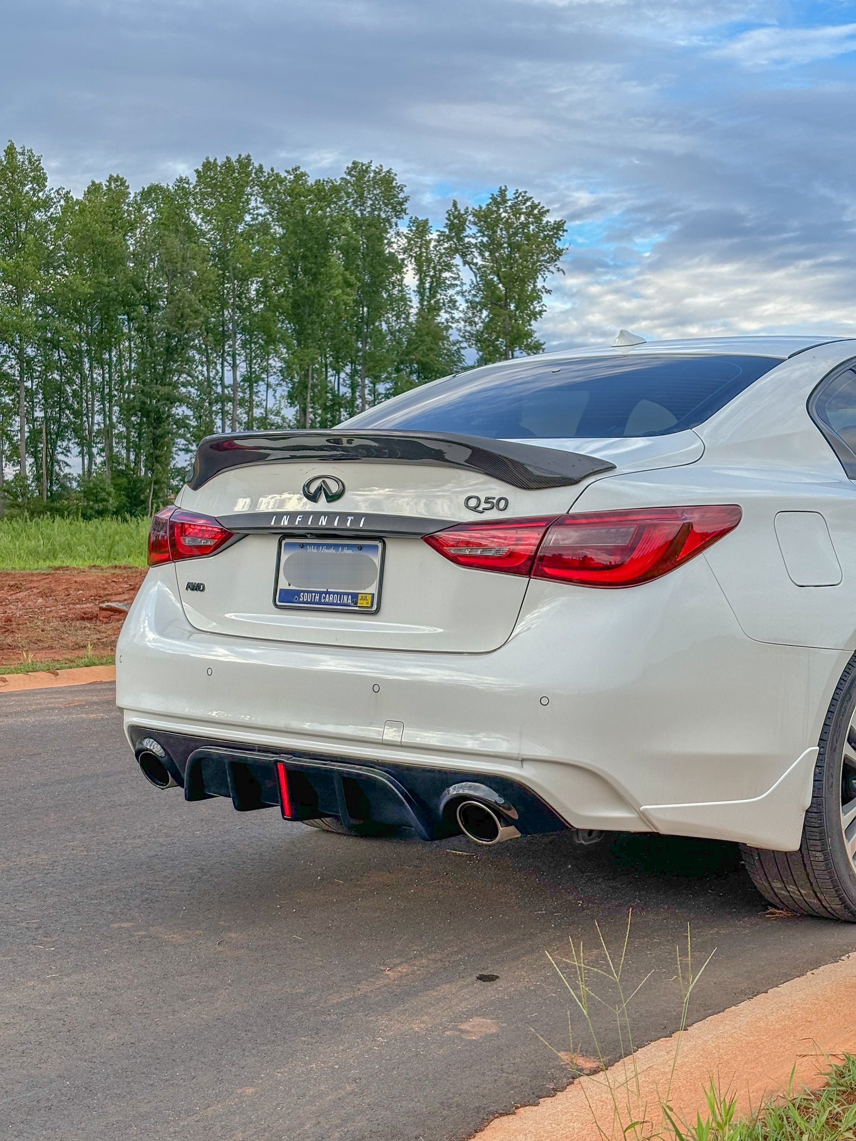 V2 Rear Diffuser for Infiniti Q50 | VQ Fanatics