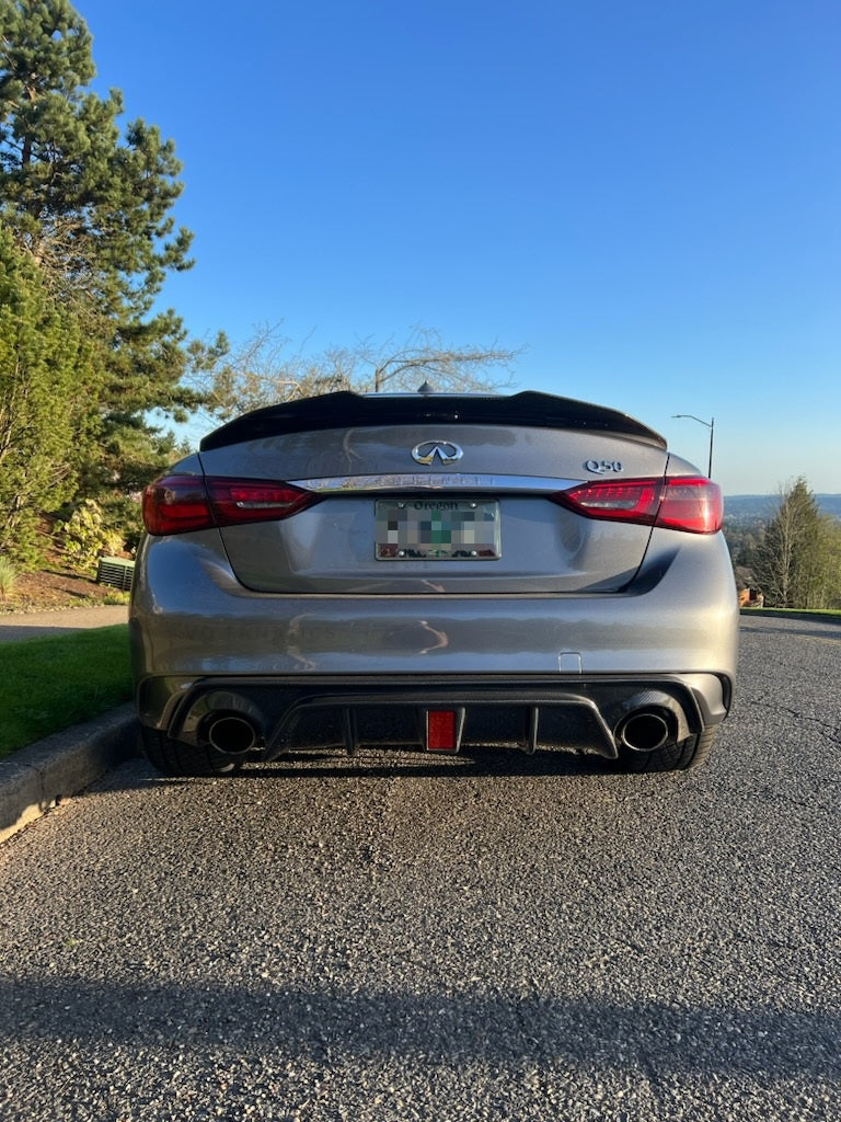 Q50 Real Carbon Fiber LED Diffuser | VQ Fanatics
