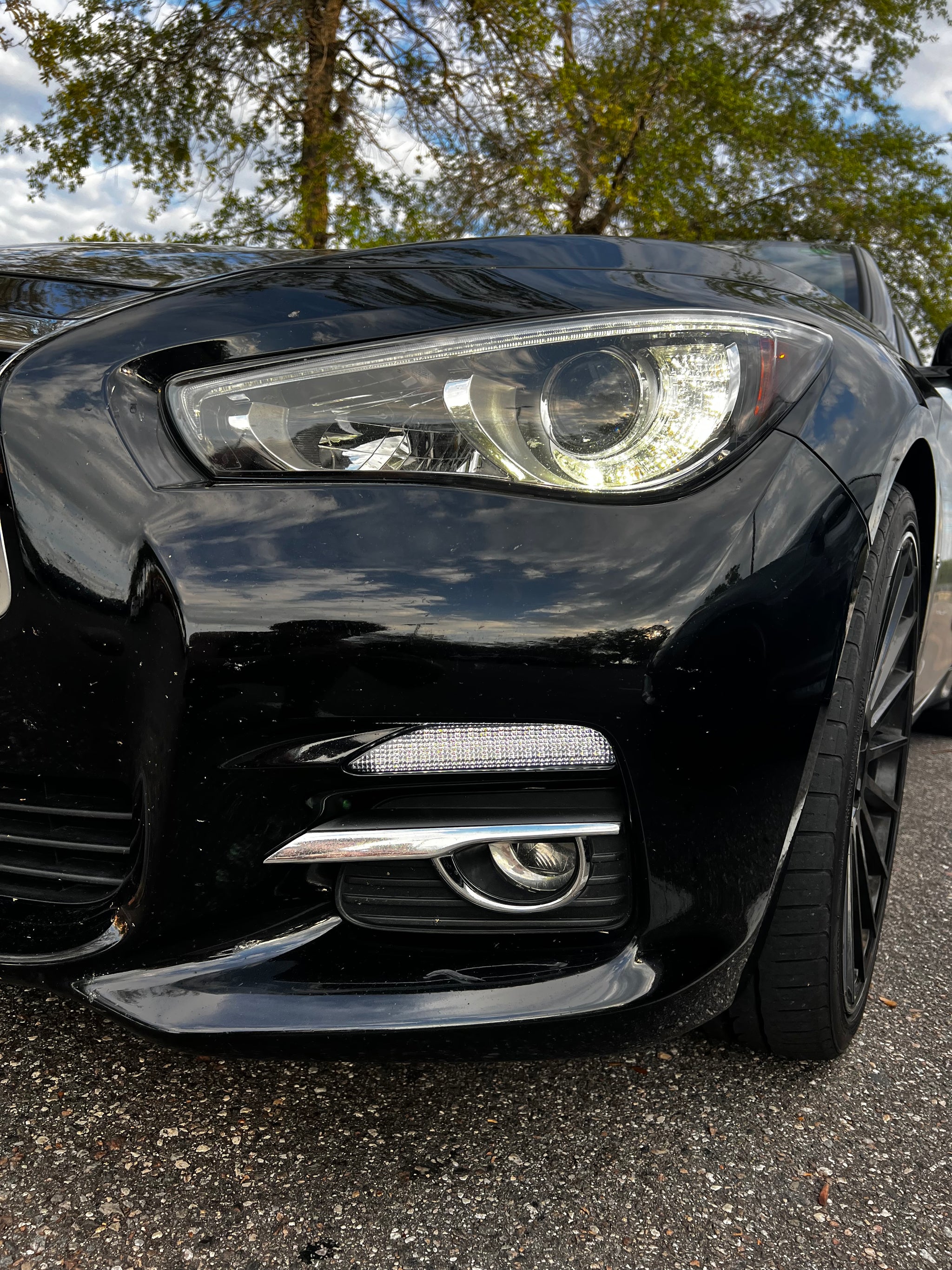 Q50 Sequential Front Bumper Turn Signals | VQ Fanatics